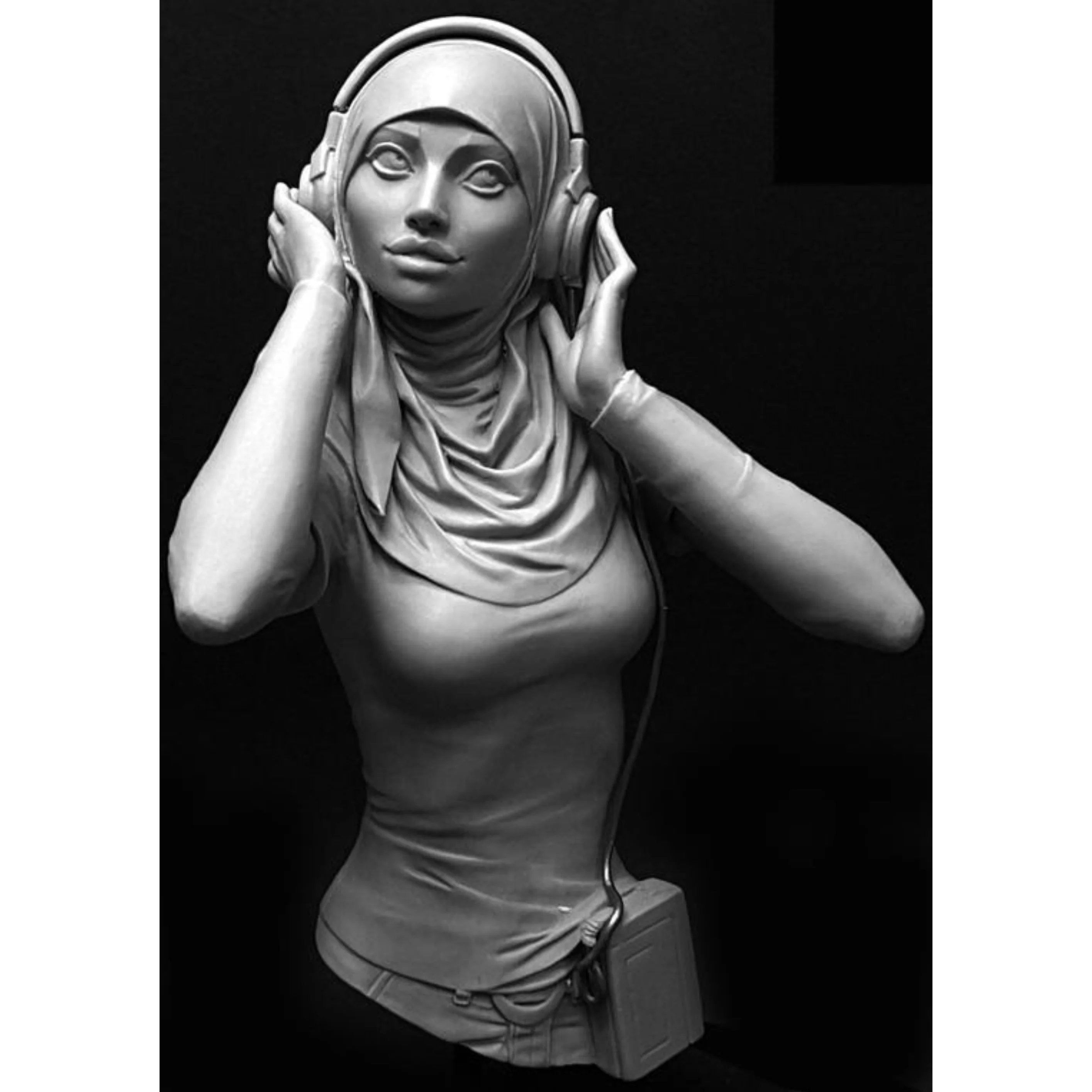 108mm Resin Model Bust Gk，unassembled And Unpainted Kit - Model ...