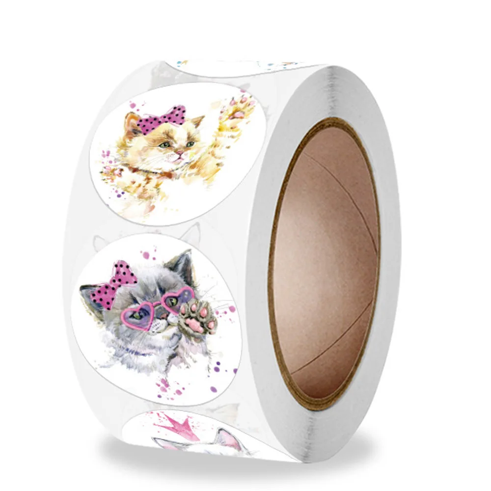 100-500pcs-Teacher-Reward-Sticker-Fun-Motivation-Cat-Dog-Sticker-for ...