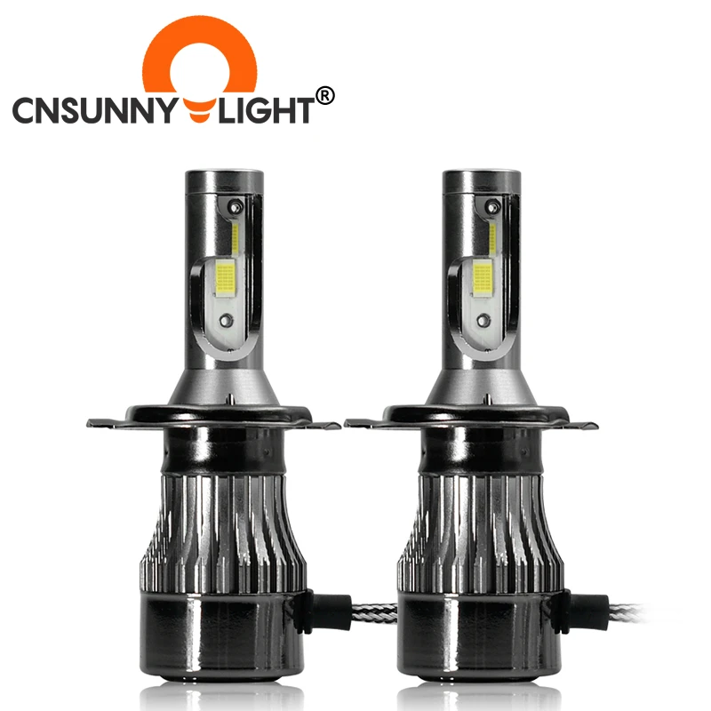 CNSUNNYLIGHT 3000K 4300K COB H7 LED H4 H11 H8 H1 9005 9006 HB3 HB4 H3 ...