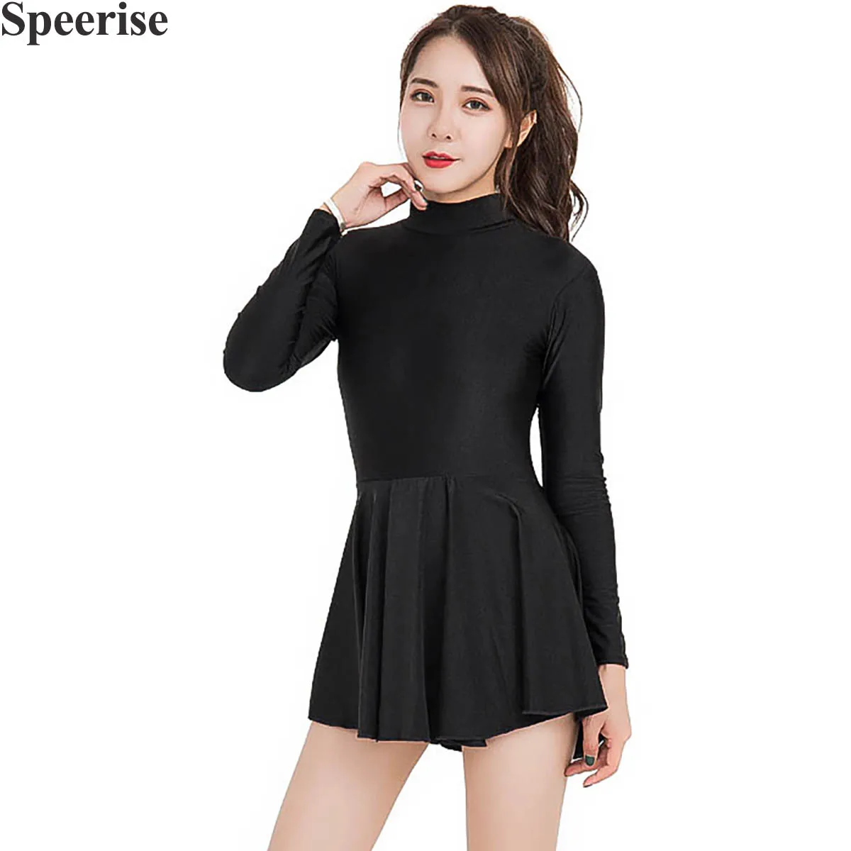Adult Dance Practice Clothes With Skirt Ballet Dance Dresses Wear Long ...