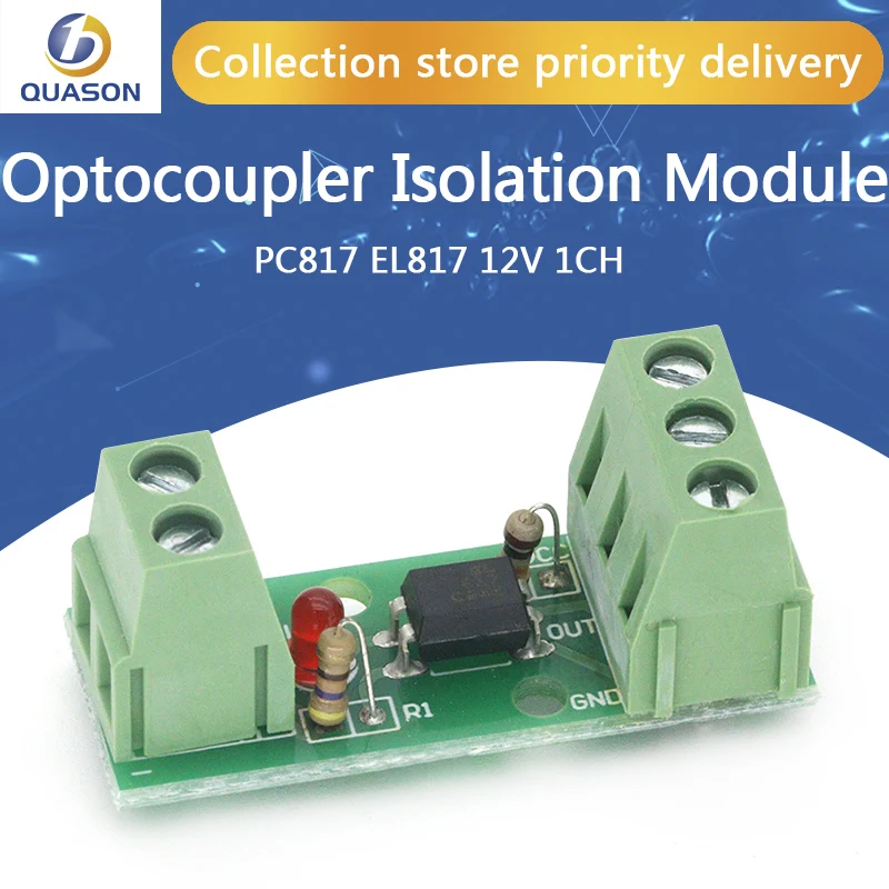 PC817 EL817 12V 1CH 1 Channel Way Optocoupler Isolation Module Board ...