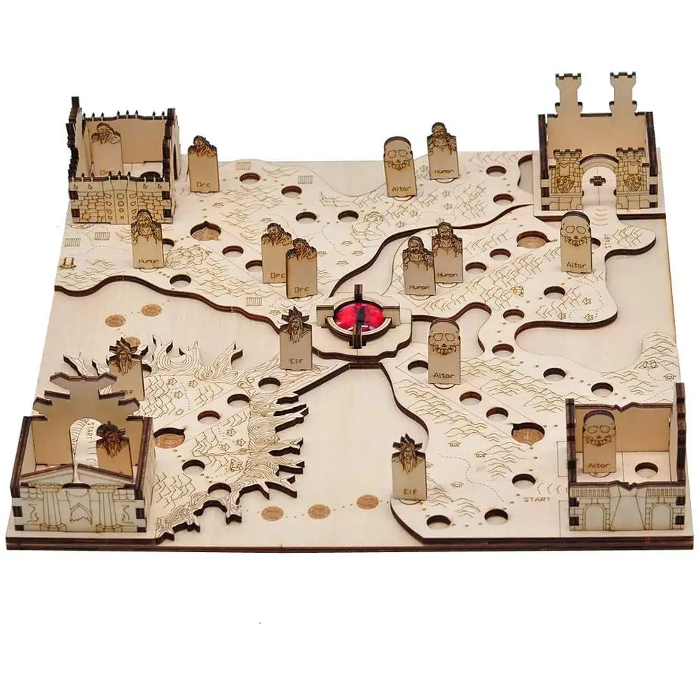 Ludo Strategy Board Game - 3D Wow Major Cities Map Inspired Board with ...