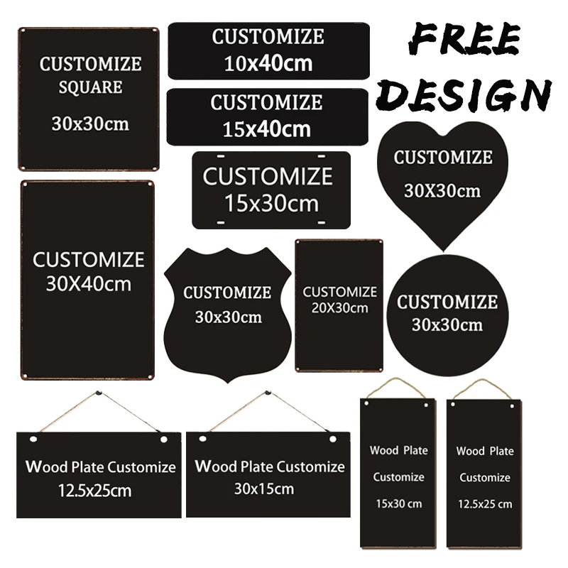 Custom Metal Signs Garages | License Plate Bar Home Decor | Custom ...