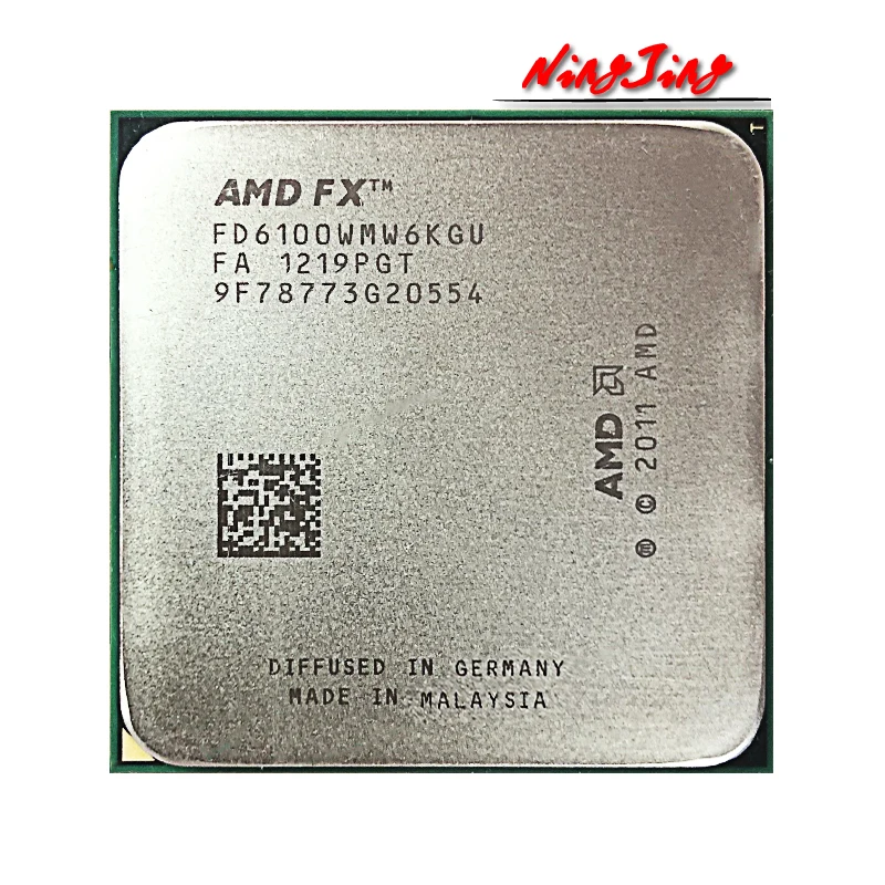 Amd fx series fx 6100 3.3 ghz seis núcleo processador cpu de seis linhas fd6100wmw6kgu soquete ...