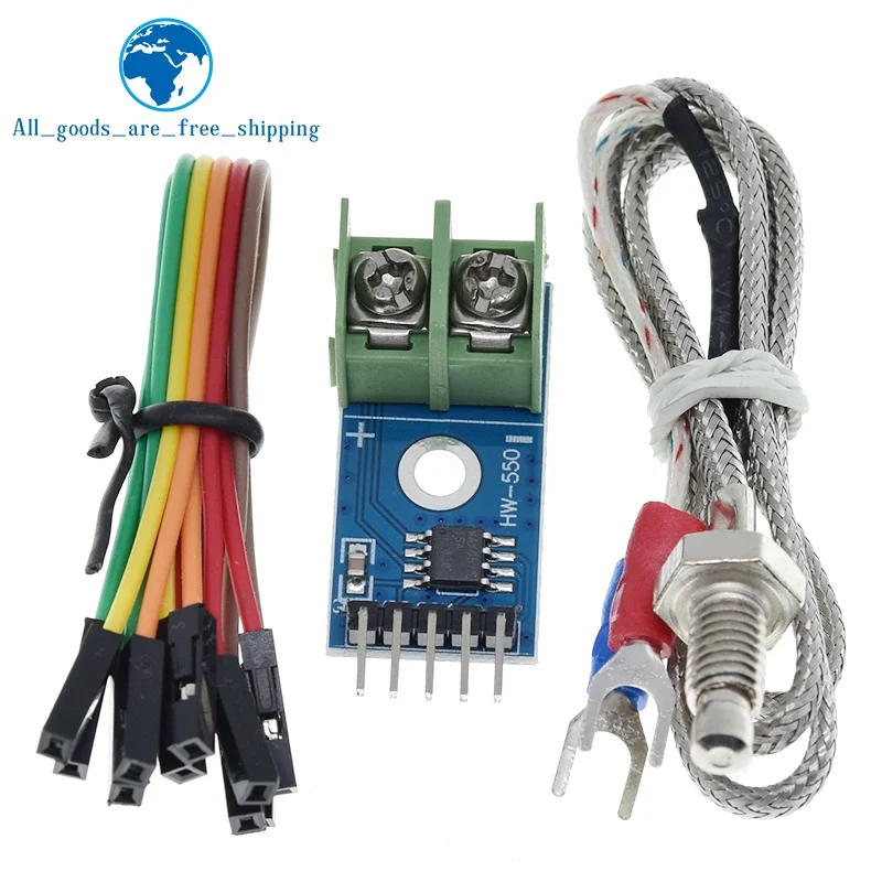 TZT MAX6675 Module + K Type Thermocouple Thermocouple Sensor ...