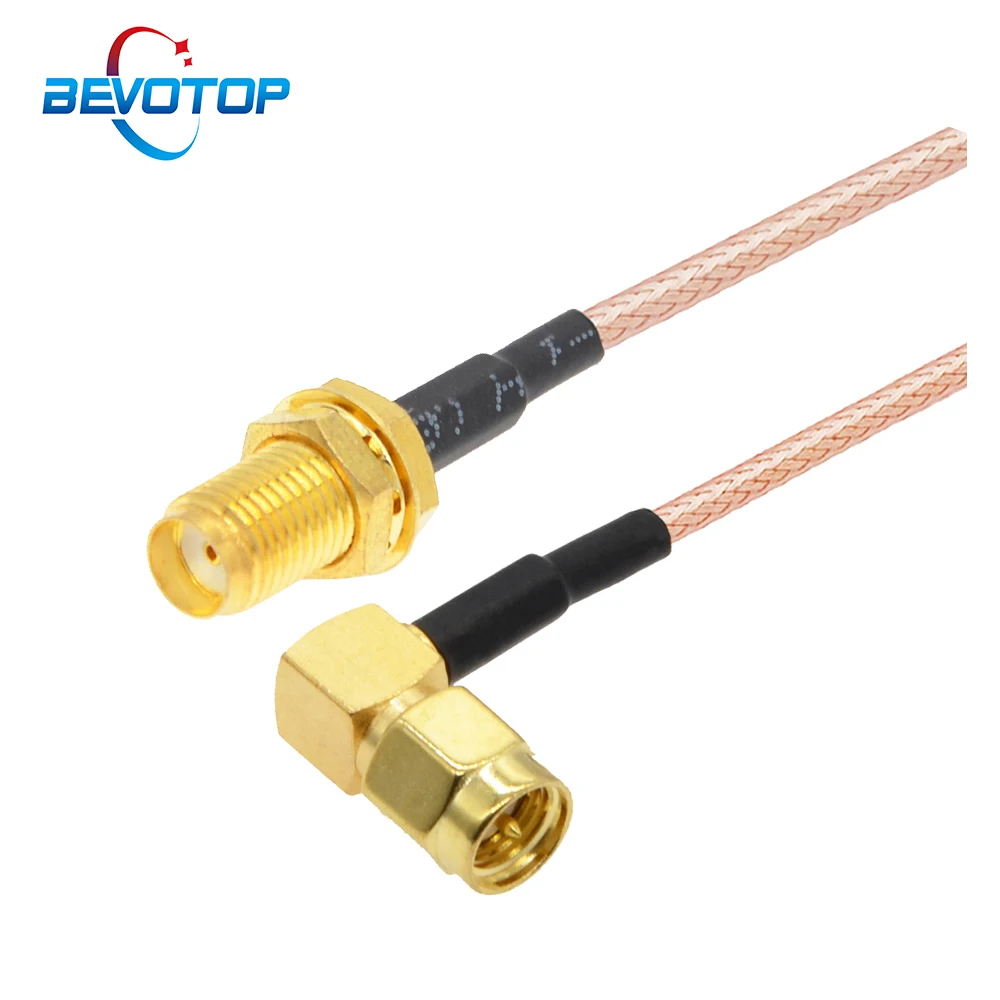 1pcs-SMA-Cable-SMA-Male-Right-Angle-to-SMA-Female-RF-Coax-Pigtail-RG316 ...