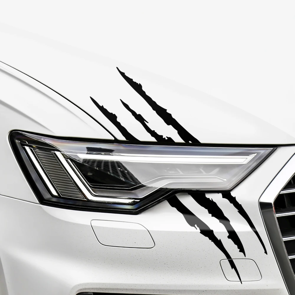 Car Sticker Monster Scratch Stripe Claw Marks for audi a3 a4 b8 b6 a6 ...