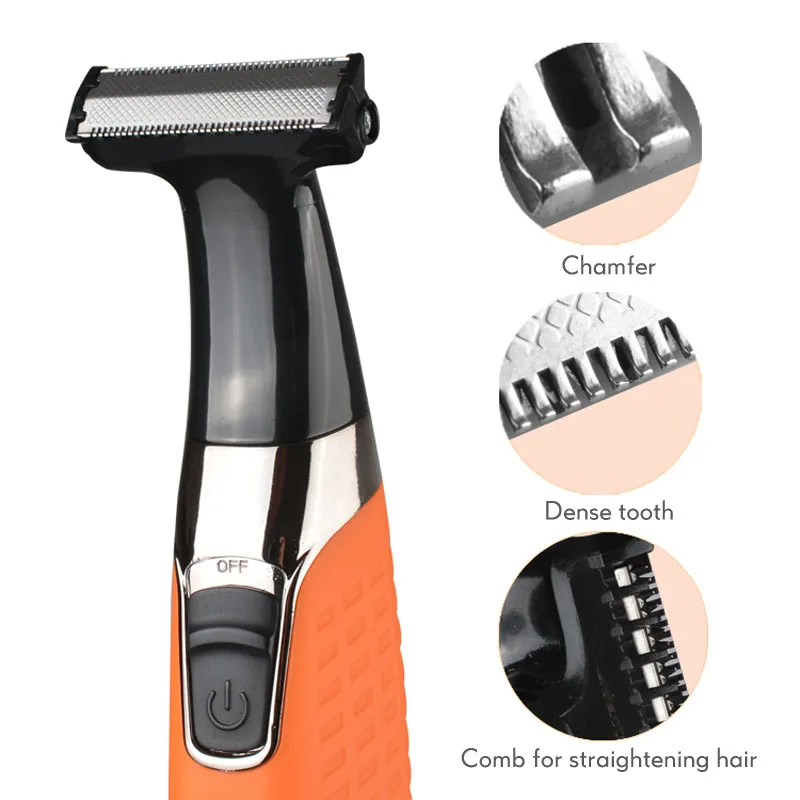Stainless Steel Single Blade Shaver – Beard Air