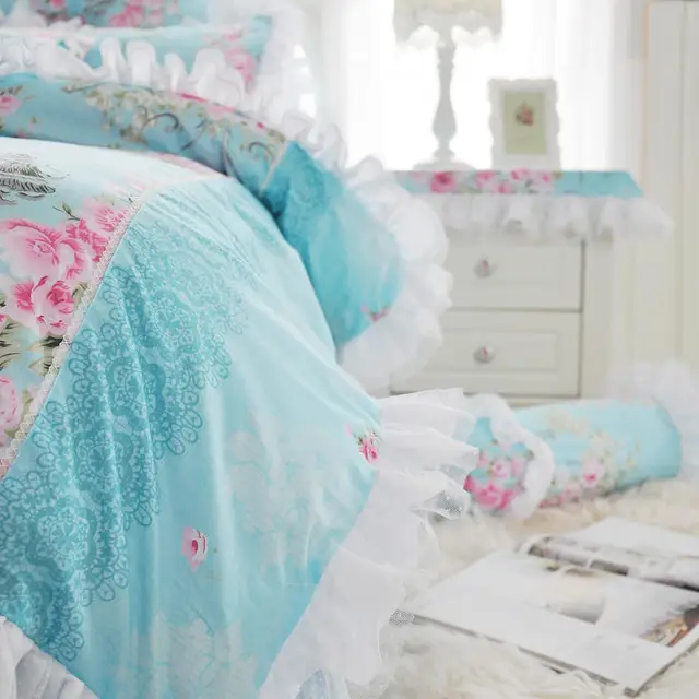 Tiffany Blue And Pink Bedding