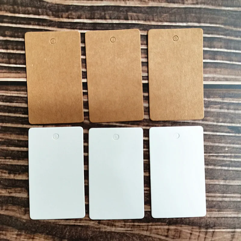 100pcs-lot-2colors-MINI-tags-3x5cm-black-white-Kraft-paper-Blank-Hang ...