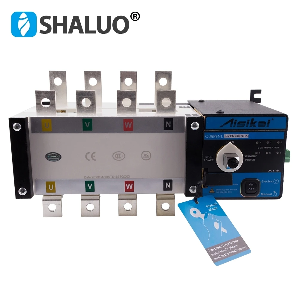 Industrial Switches Isolation Type Dual Power ATS 160A/4P Automatic ...