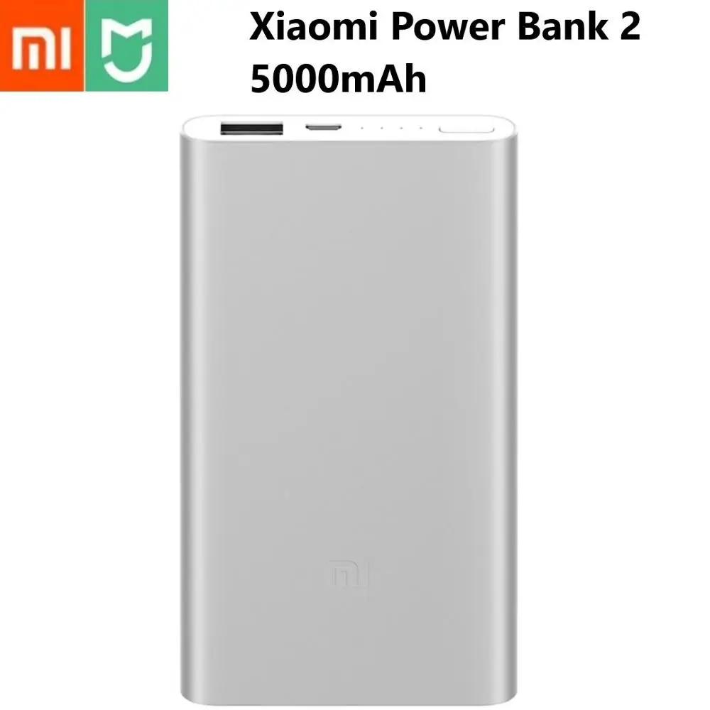 Xiao mi power bank 2 5000 mah plm10zm mi powerbank 5000 휴대용 충전 외장 배터리 poverbank|보조 배터리| - AliExpress