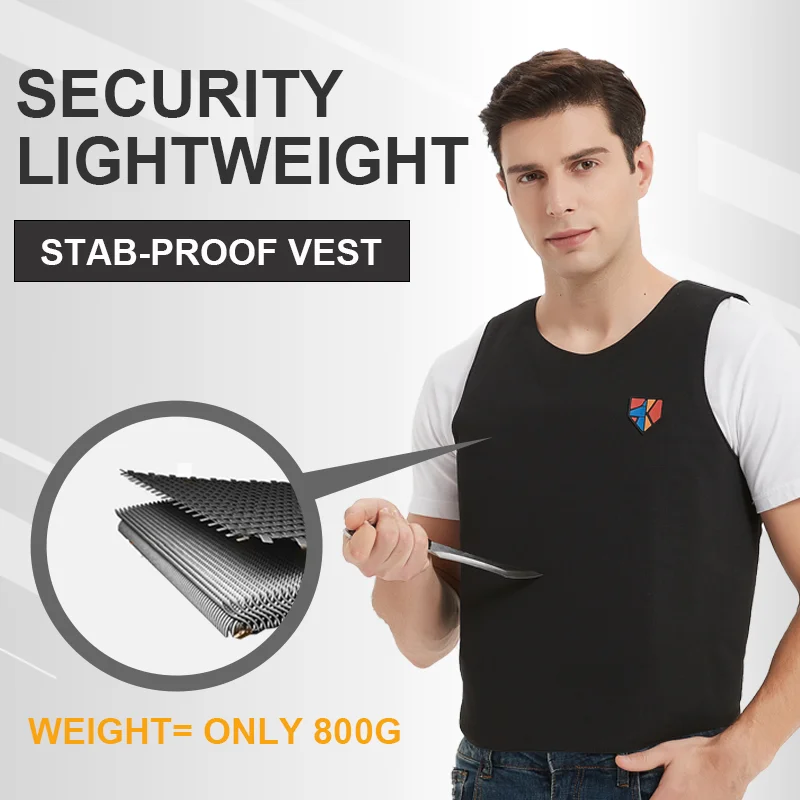 Premium Concealed Stab-Proof Vest: Lightweight Full-Body Security ...