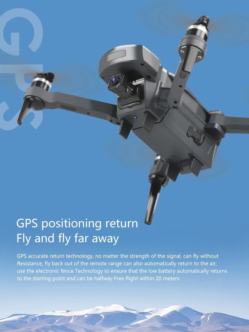 K20 Foldable Professional Drone with GPS and 5G 4K Camera - Drone Desire