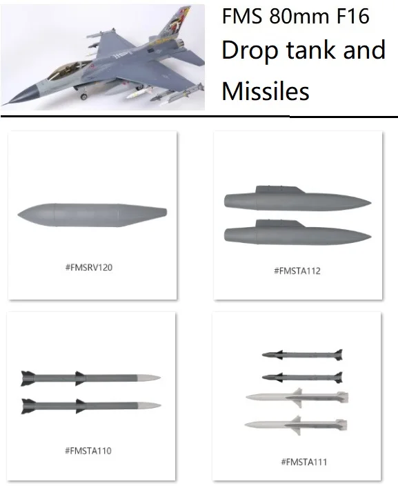 Fms Rc Missiles | Fms Models Jet | Missile Parts | Fms 80mm Jet | Fms ...