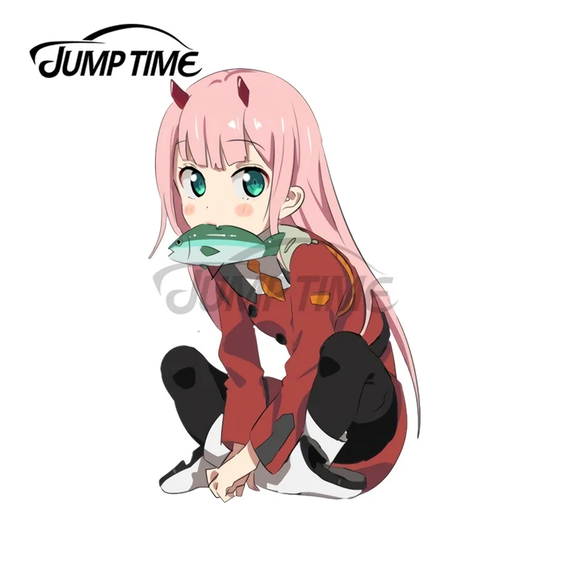 JumpTime-13-x-10-2cm-Zero-two-Funny-Car-Stickers-Bumper-Trunk-Truck ...