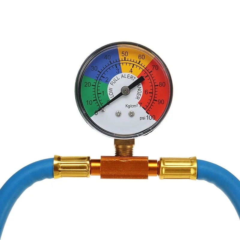 R-1234YF A/C Service Charging Hose Coupler Recharge Refrigerant Can ...