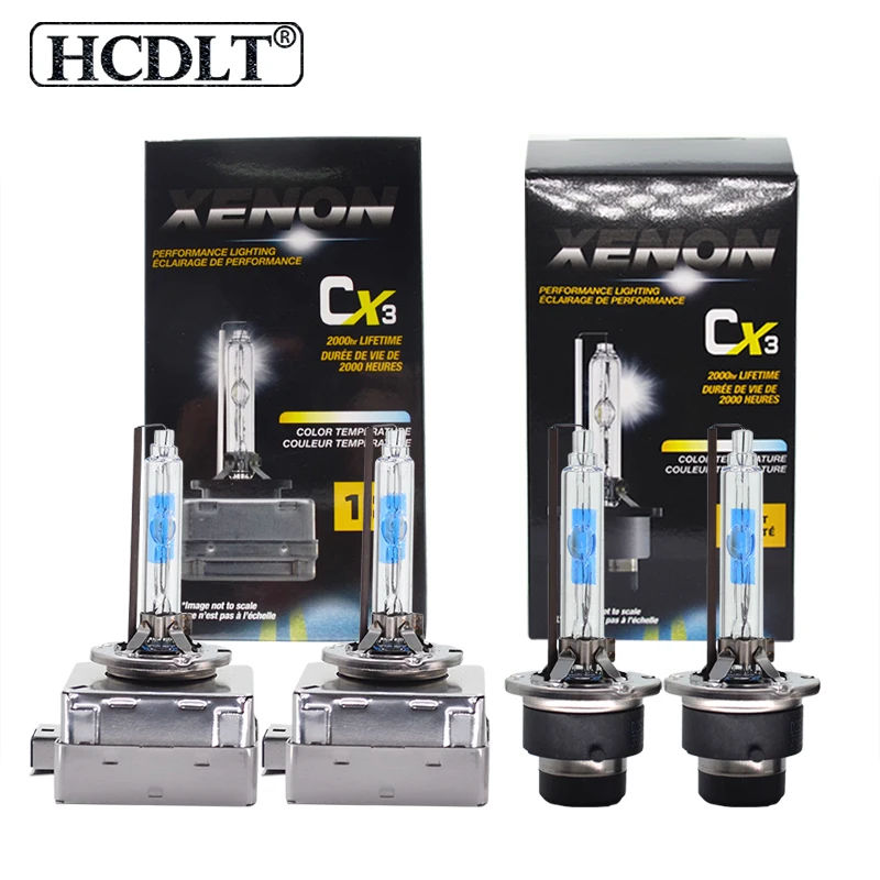 HCDLT bombilla de Xenón HID para faro delantero de coche, bombilla de Xenón súper brillante, D1S ...