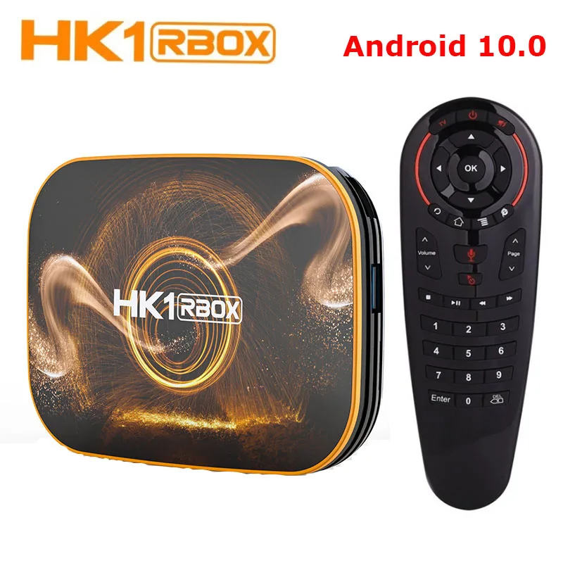 HK1 RBOX Smart TV Box Android 10 4G 64G 128G RK3318 1080P H.265 5G Wifi ...