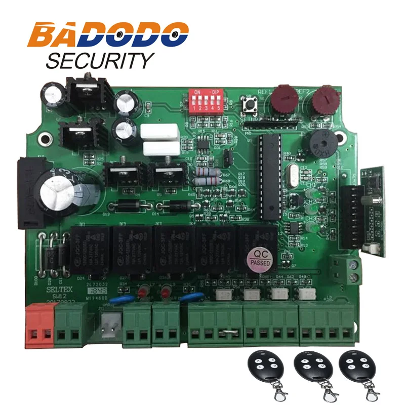 swing gate motor electronic card pcb circuit board controller DC12V for ...