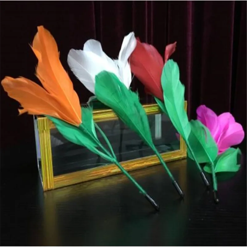 Flower from Crystal Tube Crystal Clear Magic Tricks Comedy Stage Magia ...