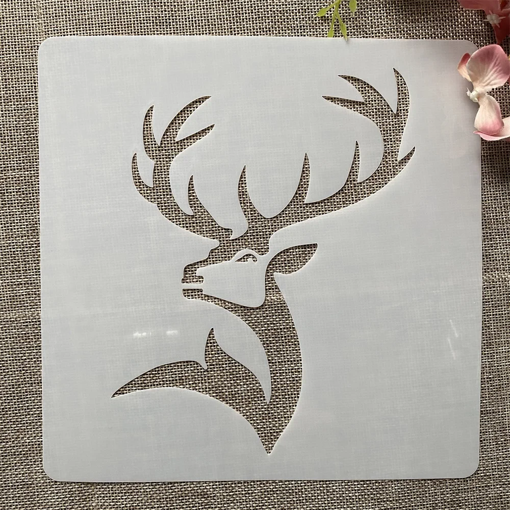 Deer Head Stencils