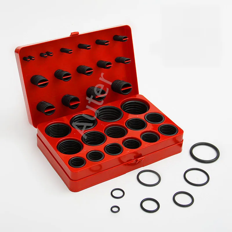 Rubber O-ring Kit, Oring Box Jis B2401 / As568 O Ring Seal Rubber Parts ...