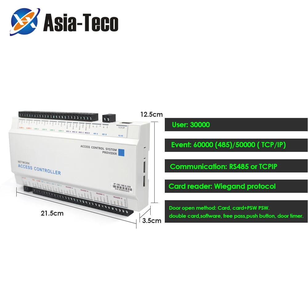 Network Access Control Panel Board | Wiegand Reader | Ip Board | Access ...