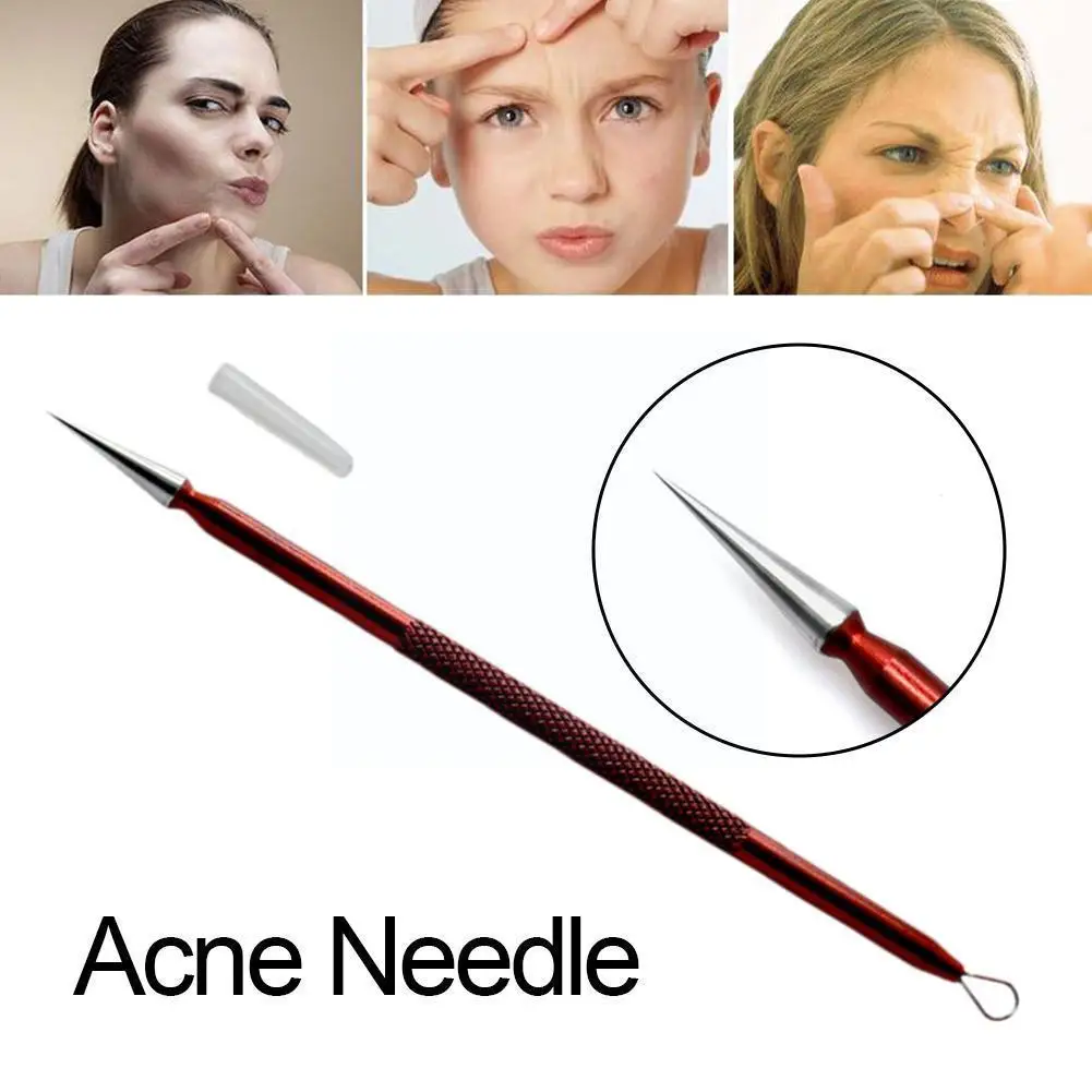 Acne Needle Blackhead Remover Tool Spoon Squeeze Acne Care Fat Skin ...