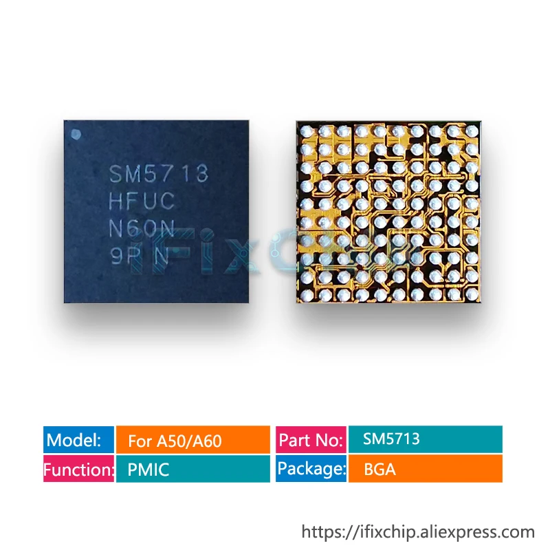 1 10pcs/lot SM5713 For Samsung A60/A50 Small Power Management Chip PM IC PMIC|Integrated ...