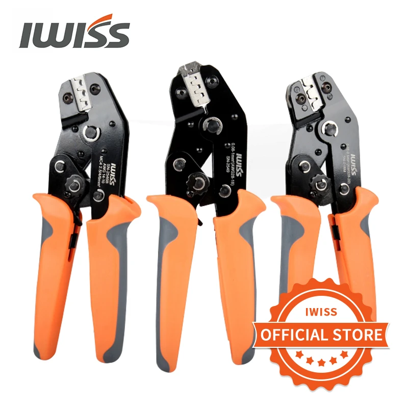 Iwiss Sn Series Ratchet Crimping Tool Dupont Xh2.54 ,ph2.0，2510 Terminal Crimping Pliers ...