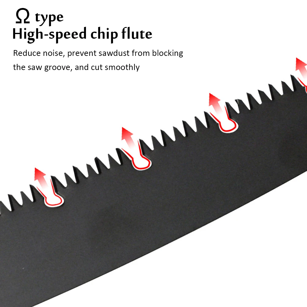 Sécateur à Crémaillère,Scie pliante pour le travail du bois,outil de taille à dents dures,à main ...