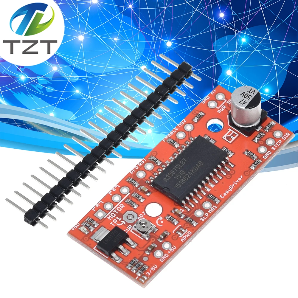 TZT A3967 EasyDriver Stepper Motor Driver V44 for arduino development board 3D Printer A3967 ...