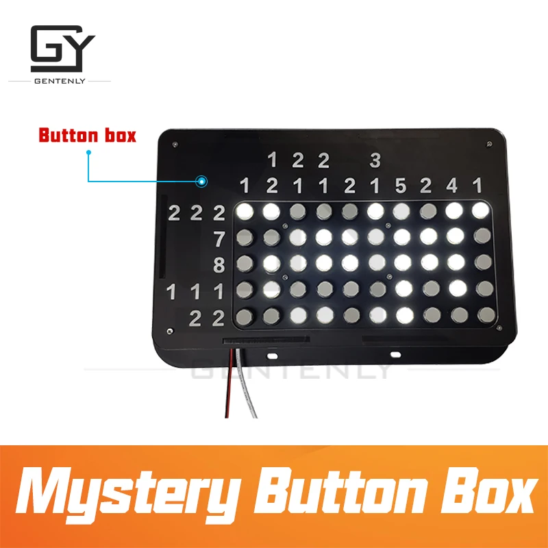 Escape Room Clue Box Mystery Button Prop Board Game Puzzle Light Up ...