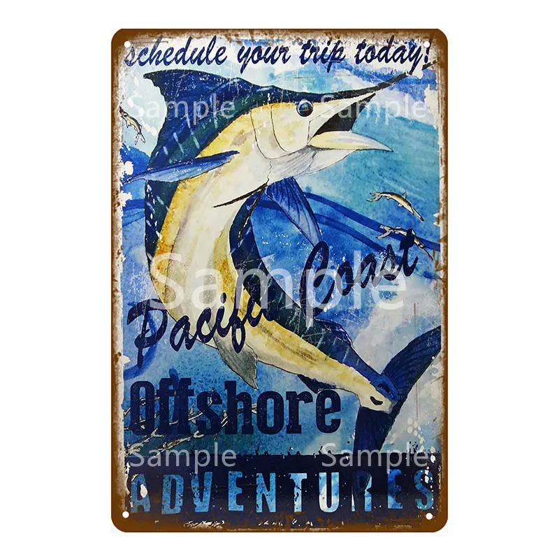 Vintage Fish Sign