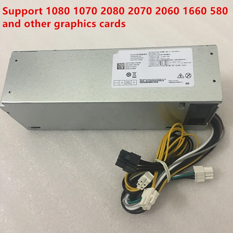 PSU For Dell 5070 7070 5080 7060 3050 3650 6Pin 500W Power Supply ...