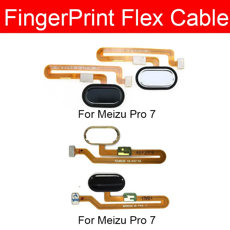Fingerprint Sensor Flex Cable For Meizu Pro 7 Plus Home Menu Button ...