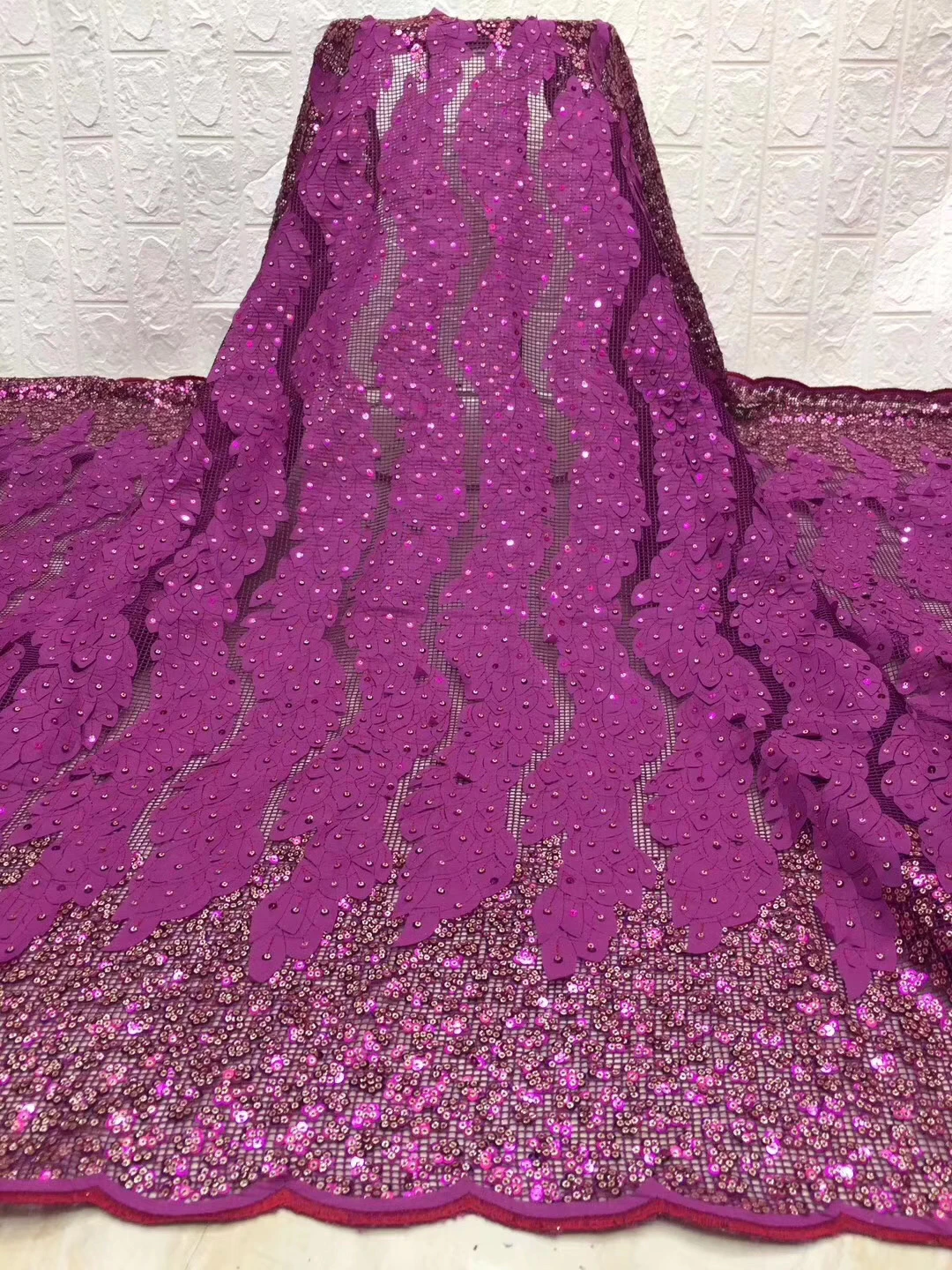 Kain Renda Afrika 2021 Bordir Kain Renda Nigeria Pesta Pengantin ...