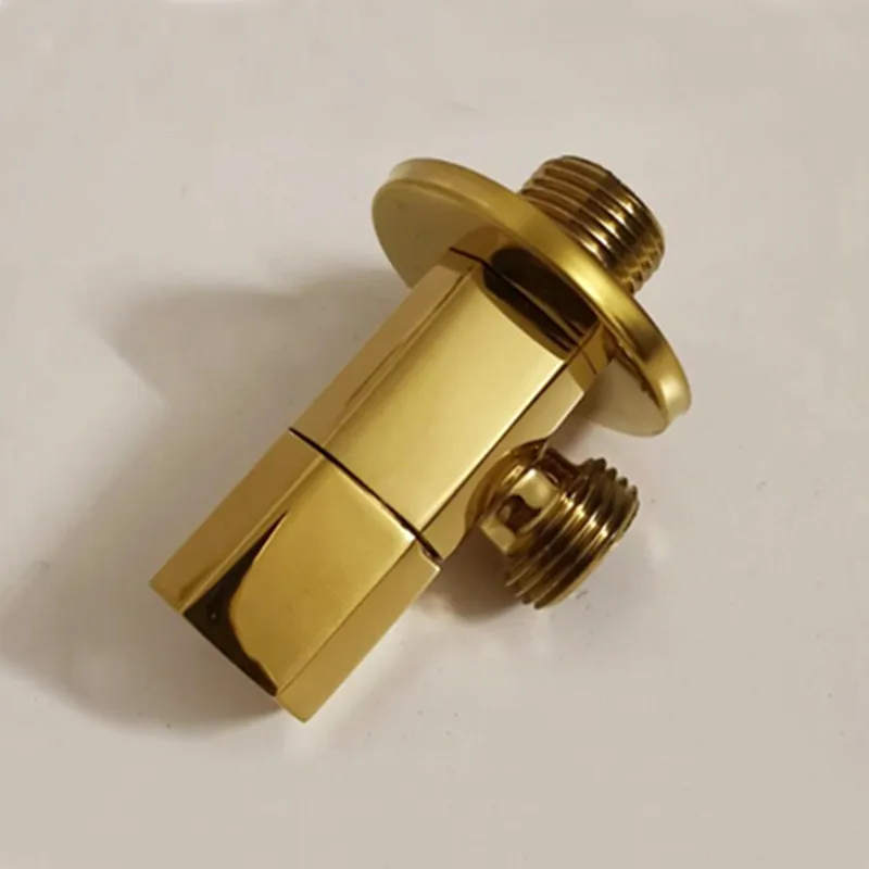 Gold-angle-valve-copper-gold-plated-triangle-valve-general-bathroom ...