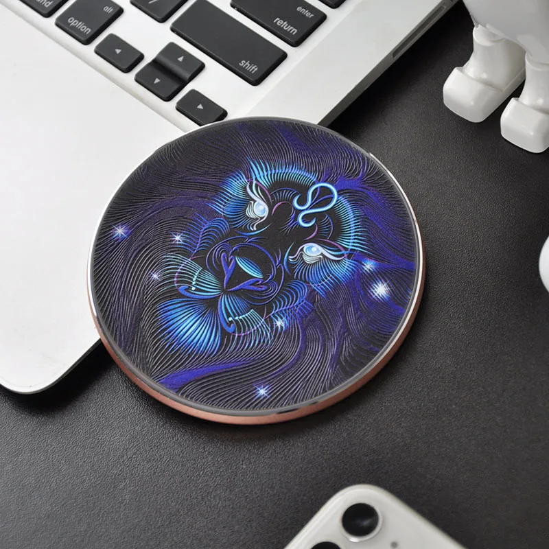 Constellation Qi – chargeur sans fil 15W, Pour iPhone 12 11 Pro Xs Max, Coussinet de charge ...