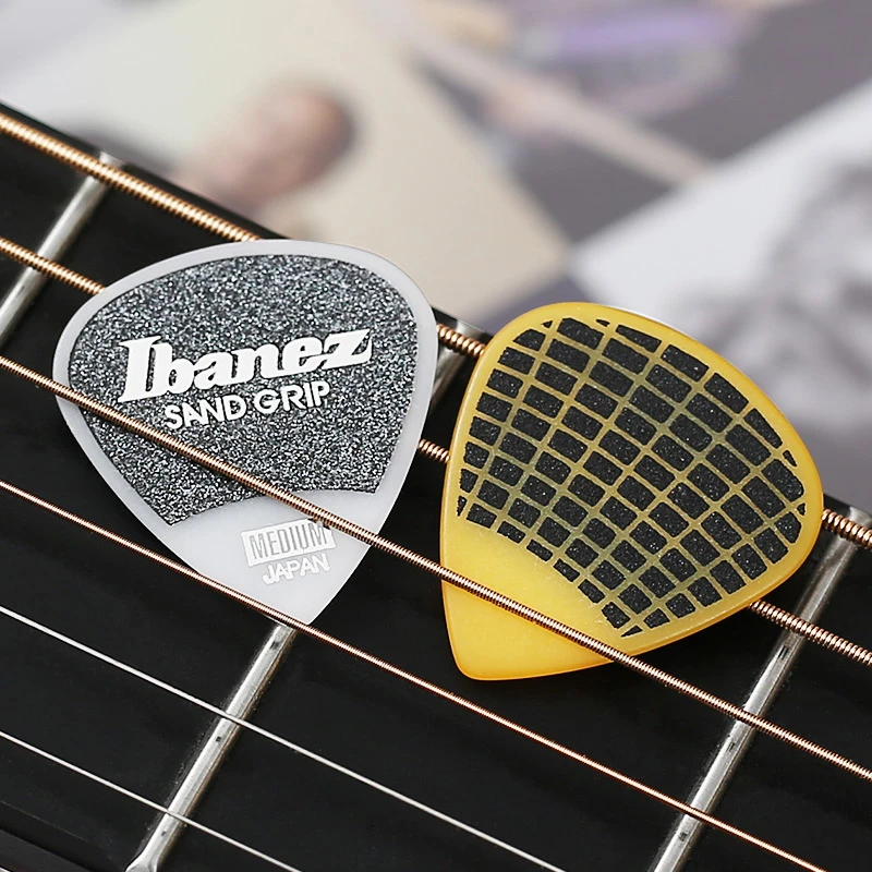 Ibanez Grip Wizard Series Sand Grip Plectrum Electric Acoustic Guitar ...