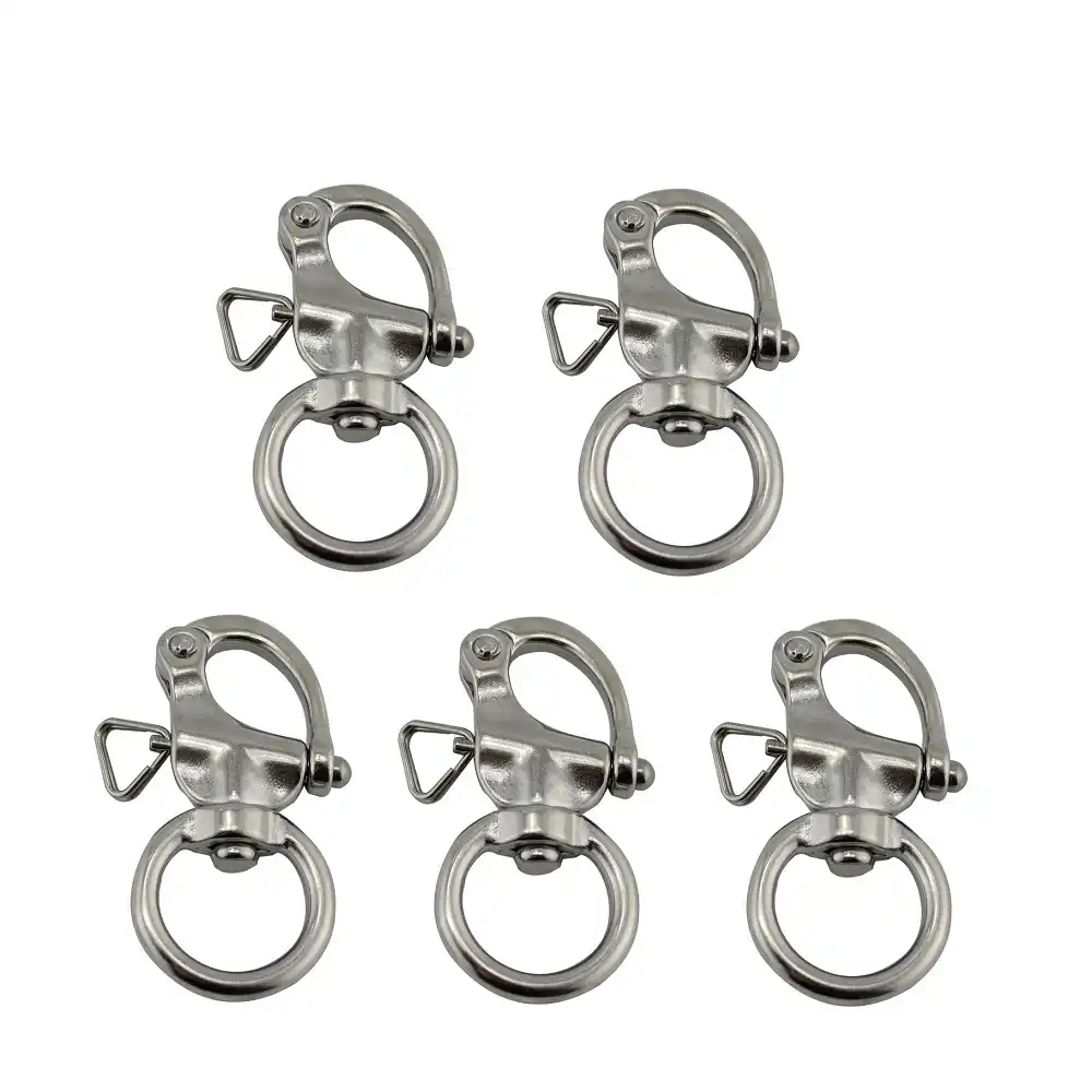 M12 Abimars Swivel Ring Snap Rolling Shackle Device Marine Grade ...