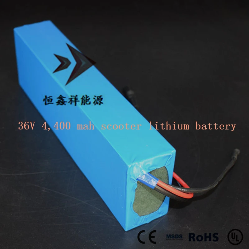 36V 4400mAh Scooter Battery Built BMS 20A Custom Lithium ion Battery ...