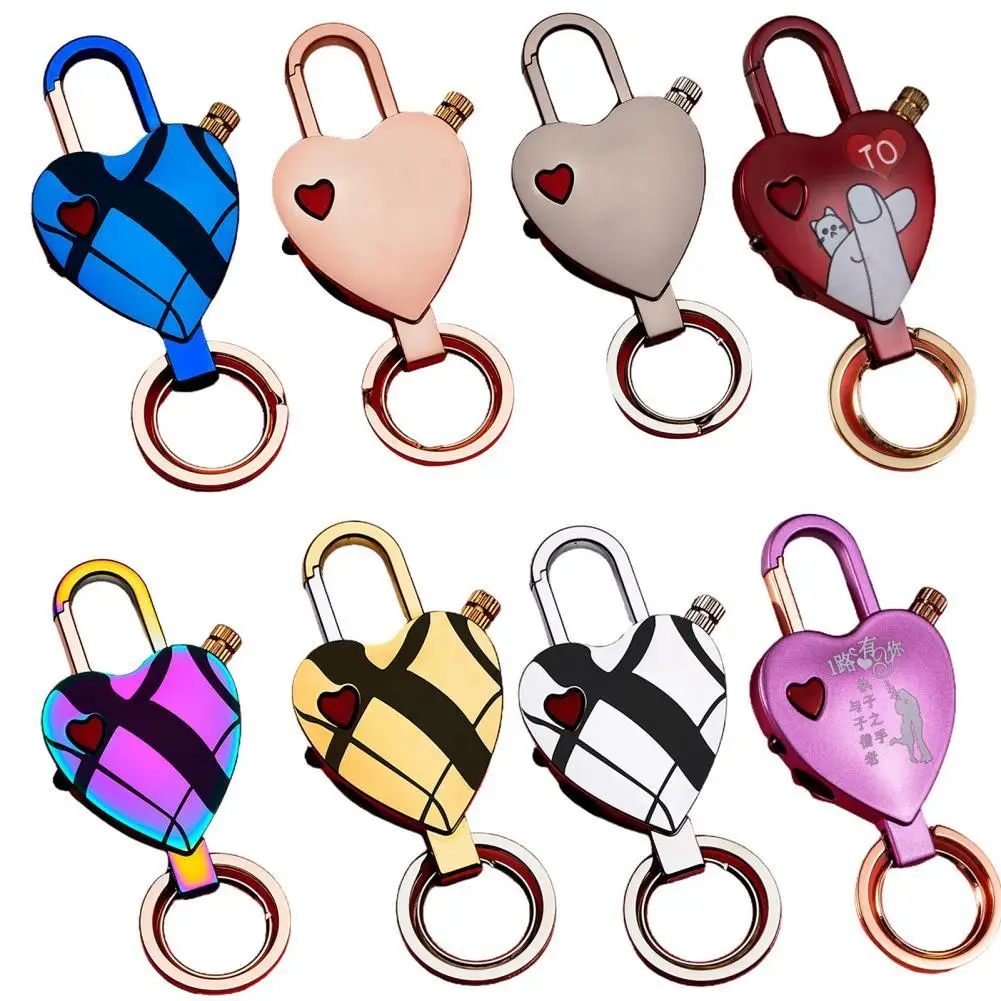 HOT-SALES-Portable-Heart-Shaped-Design-Metal-Permanent-Keychain-Lighter ...