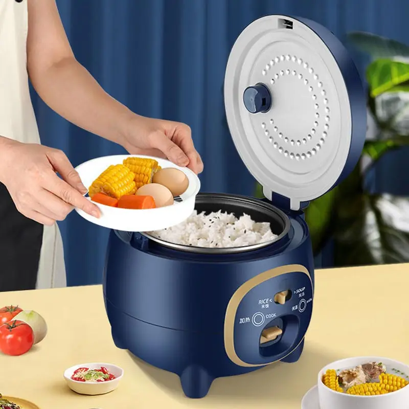 Mini olla arrocera para 2 3 personas, 1,8l, automática, eléctrica, antiadherente, para ...