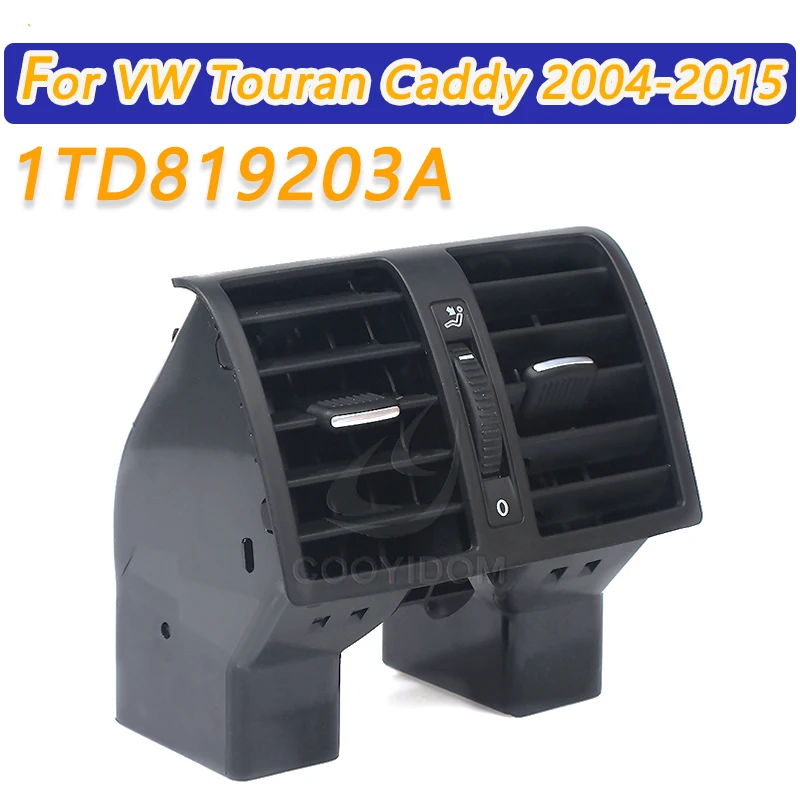 Cooyidom 1td819203 Car Air Conditioning Rear Air Vent For Vw Touran ...
