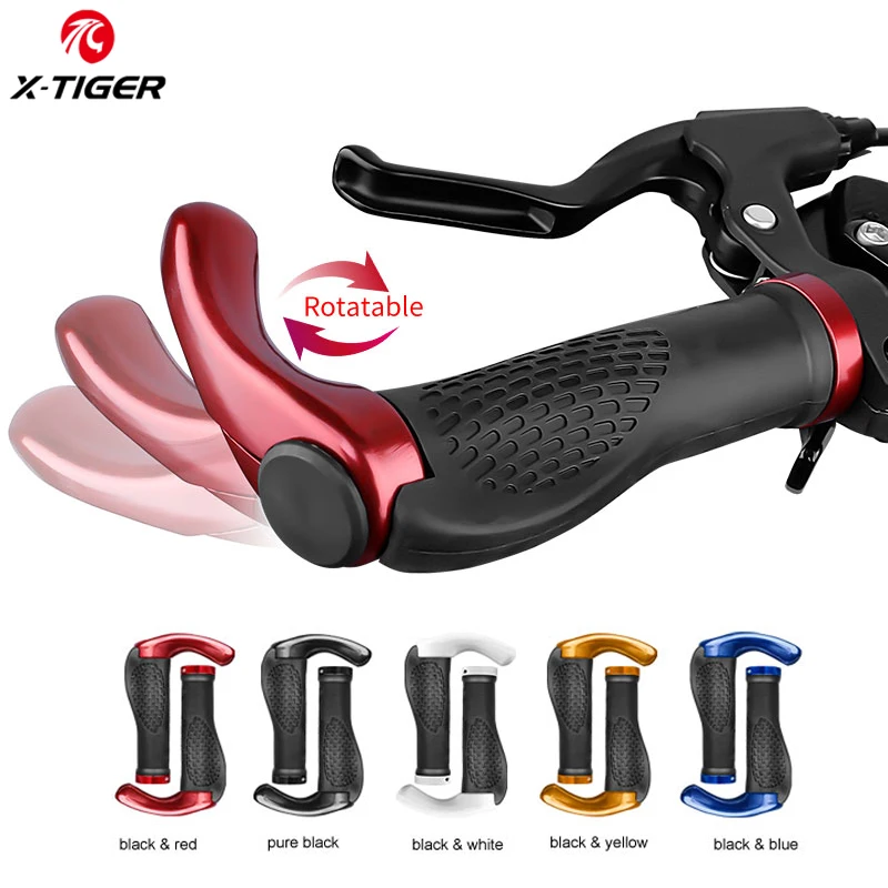 X TIGER Bicycle Grip Handlebar End Cap Aluminium Alloy Lock Mountain ...