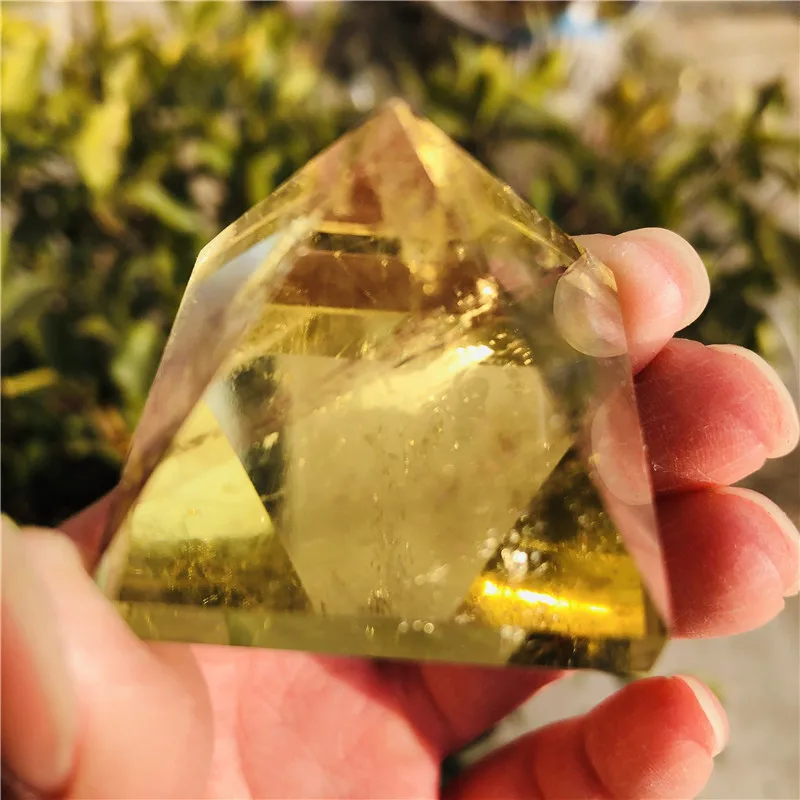 Natural-Citrine-Crystal-Pyramid-Gemstone-Mineral-Great-for-Meditation ...