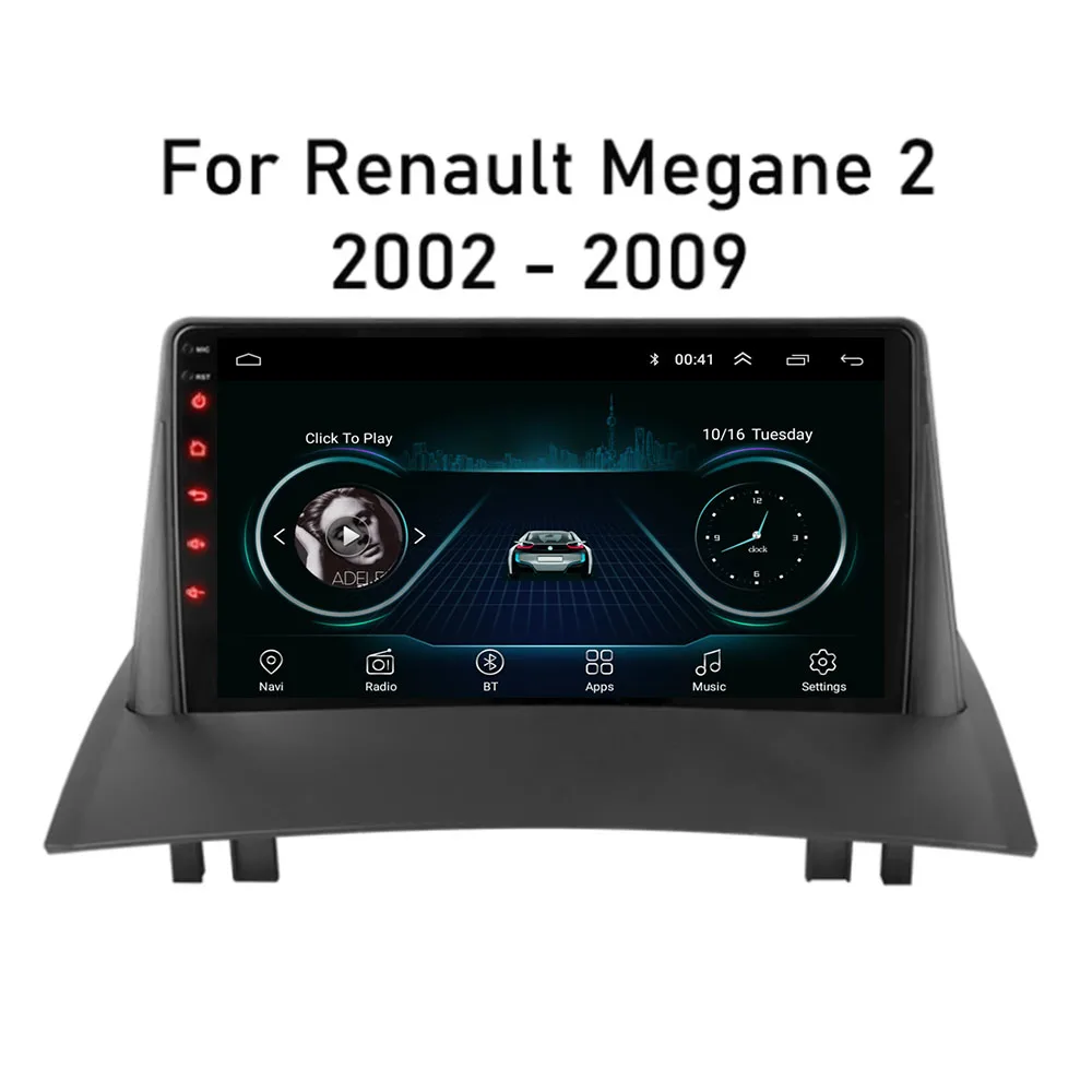For Renault Megane 2 2002 - 2009 Car Radio Multimedia Video Player ...