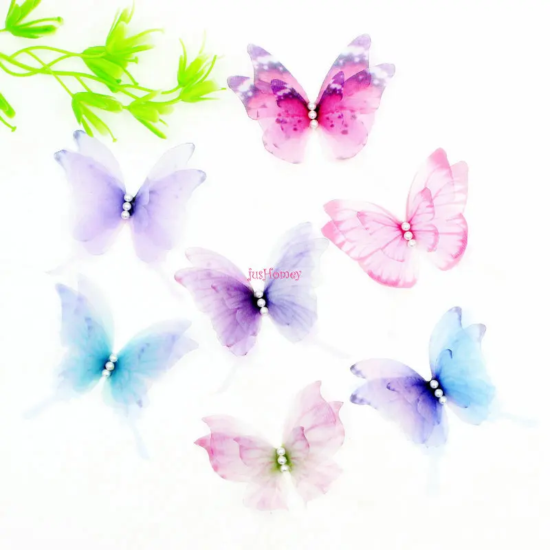 Organza Butterfly Decorations | Butterfly Organza Jewelry - Party ...